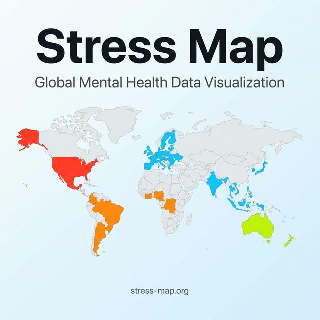 Global Stress Map - Real-Time Mental Health & Stress Tracking